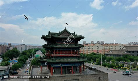 夏日宣化古城 历史古迹景区 旅游景点 摄影素材 汇图网www huitu