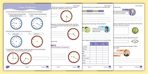 👉 Year 3 Time Problems Teacher Made Twinkl