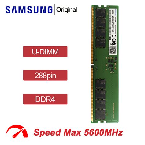 Samsung Ram Memory Ddr5 8gb 16gb 32gb 5600mhz Memoria Ram Ddr5 For Pc 288pin U Dimm Shein Usa