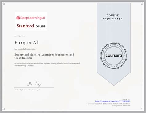 Furqan Ali On Linkedin Machinelearning Datadriven Innovation Bigdata Coursera