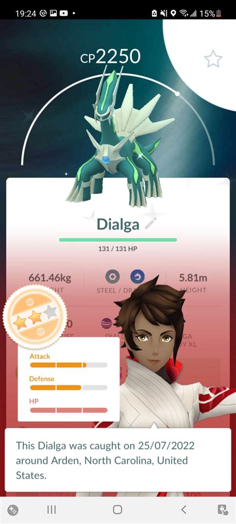 Shiny Dialga Second Raid Pokemongo
