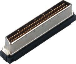 Mm Pitch Pin Scsi Connector D Type Male Shell Mating Au Or Sn Over Ni