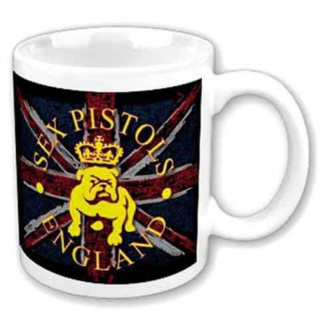 Sex Pistols Bulldog And Flag Coffee Mug 457763 Rockabilia Merch Store