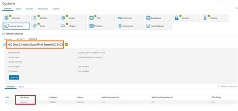 Poweredge Nokia Smartnic Status Not Fully Supported In Dell Idrac Dell Mozambique