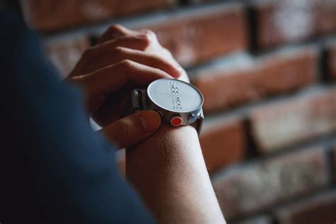 Smartwatch For The Visually Impaired Displays Information In Braille