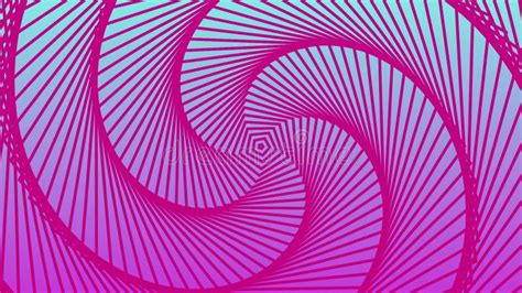 Sided Polygon Line Background With Color And Changing Color Rotating Over And Over Again