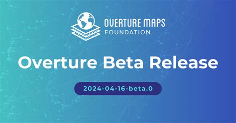 Announcements Overture Maps Foundation