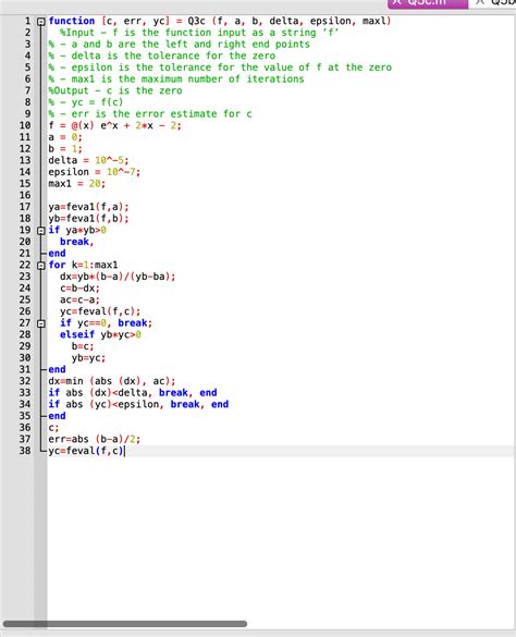 Solved Im New To Using Matlab Im Trying To Execute This