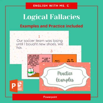Logical Fallacies PowerPoint By English With Ms C TPT