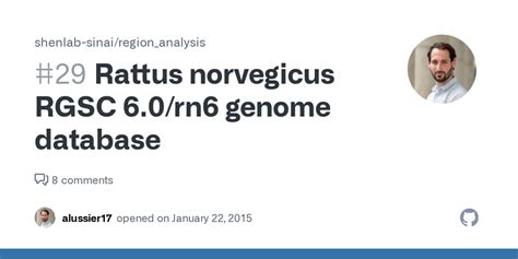 Rattus Norvegicus Rgsc 6 0 Rn6 Genome Database · Issue 29 · Shenlab