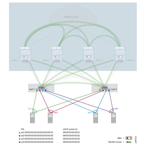 EVPN LAGs In EVPN VXLAN Reference Architectures Juniper Networks