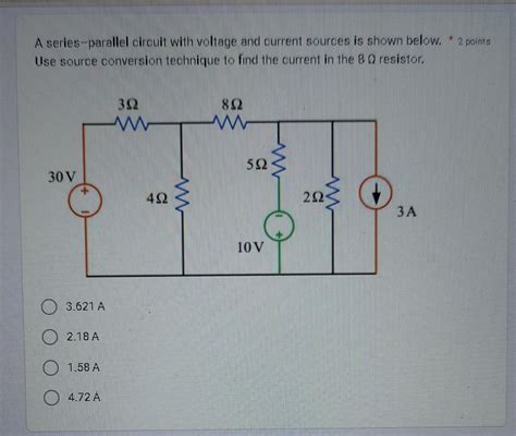 Solved Figure Below Shows A Circuit With Some Unknown