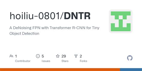 GitHub Hoiliu DNTR A DeNoising FPN With Transformer R CNN For Tiny Object Detection