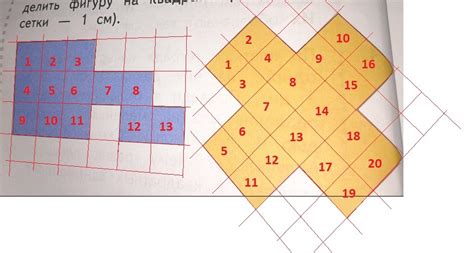 Найди площадь каждой фигуры наложив на неё палетку Школьные Знания Com