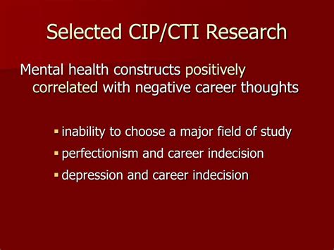 Ppt Translating Theory To Practice A Cognitive Information Processing Cip Approach To
