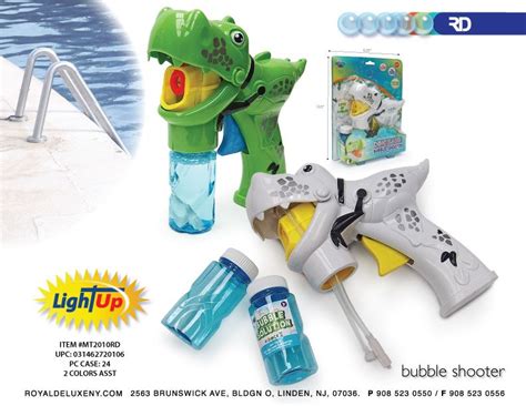 Dino Bubble Gun At