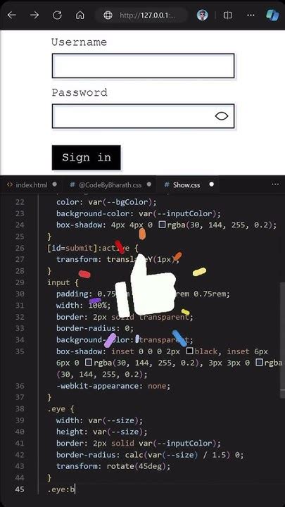 Css Creative Password Design Youtube