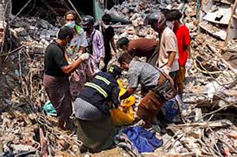 စစ်ကောင်စီလုပ်ရပ်ကြောင့် ပရဟိတလူငယ်များ ငလျင်ကယ်ဆယ်ရေးတွင် အင်အားပြည့် မပါဝင်နိုင်