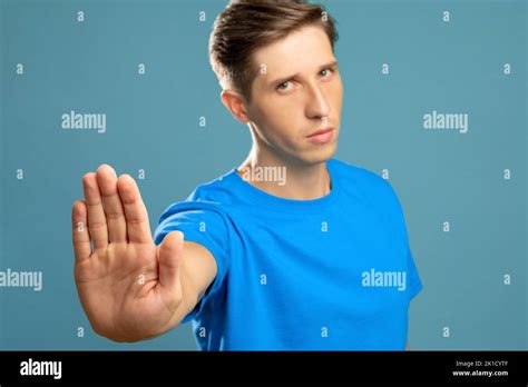 Stop Man Waving Hands