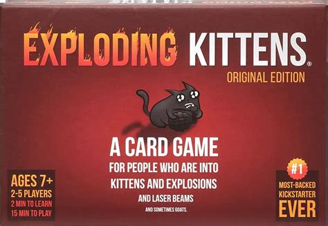 Here Be Kittens Exploding Kittens Original Edition Deck