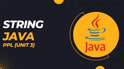 String In Java Youtube