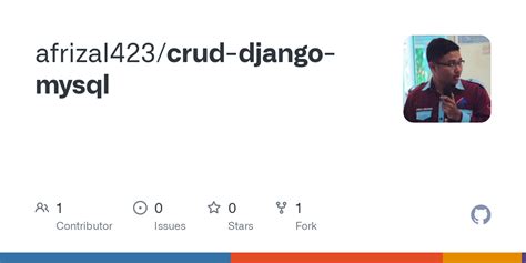 Github Afrizal423crud Django Mysql