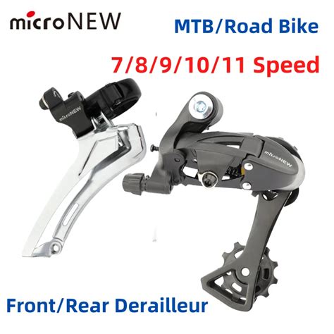 Micronew 자전거 전방 후방 변속기 Mtb 도로 자전거용 7 8 9 1011 속도 사이클링 부품 호환