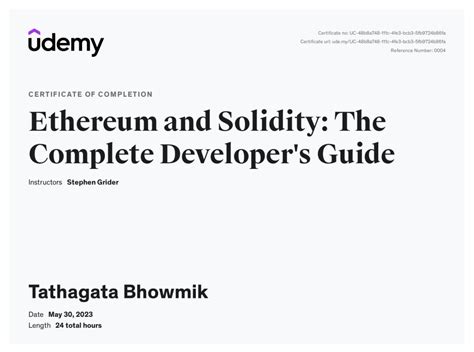 Tathagata Bhowmik On Linkedin Udemy Course Completion Certificate