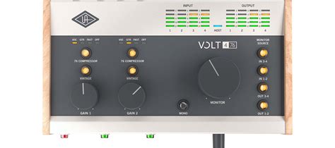 Universal Audio Volt 476 ออดิโออินเตอร์เฟส 4 In 4 Out Usb C ศูนย์รวมเครื่องเสียง ไมโครโฟน