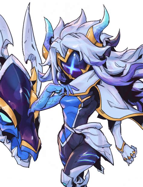 Kindred Lamb Wolf And Drx Kindred League Of Legends Drawn By