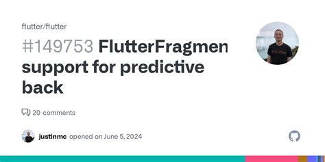 flutterfragmentactivity support for predictive back · issue 149753