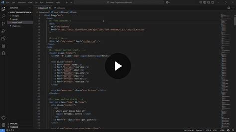 Webdevelopment Eventwebsite Frontenddev Html Css Javascript