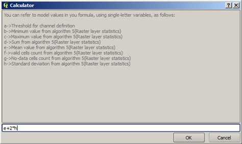 1719 Numeric Calculations In The Modeler — Qgis Documentation Documentation