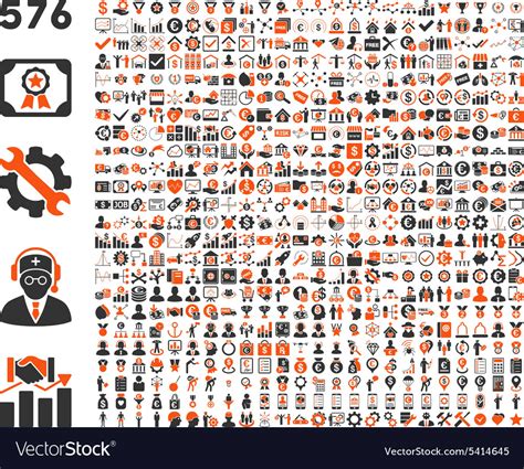 Flat Toolbar Icons Royalty Free Vector Image Vectorstock