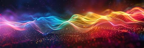 Magnetic Waves Exploring The Electromagnetic Spectrum In 3d Illustration Premium Ai Generated
