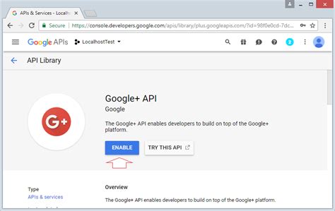 Создайте Google API Console project и OAuth Client ID