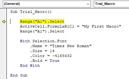 VBA Code How To Write Execute VBA Code With Examples