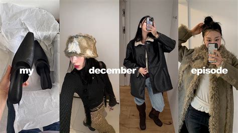 Vlog 겨울 데일리룩 물욕 폭발 연말👛 아우터 찾아 다니는 사냥꾼🔫 언박싱아옵트피에톤웰빙익스프레스subu 한남동 쇼룸 구경 크리스마스에는 뭐했냐면요