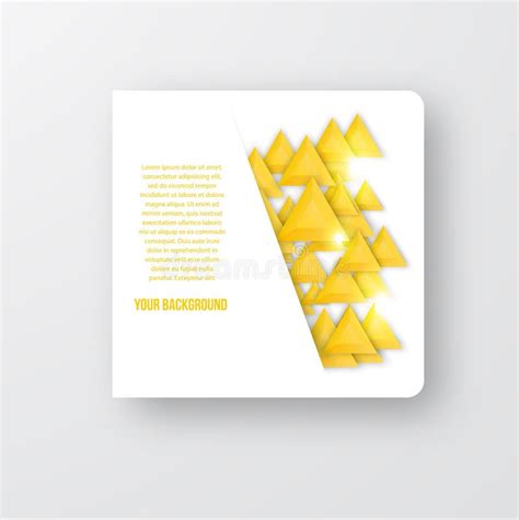 Vector Abstract Triangles Template Object Web Stock Illustration