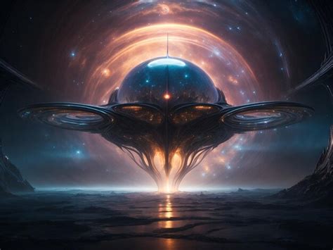 Premium Ai Image A Strange Looking Object Sitting On Top Of A Rock