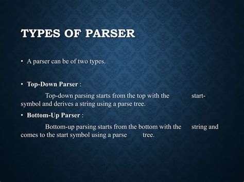 Parsing Automata Pptx Programming Languages Computing