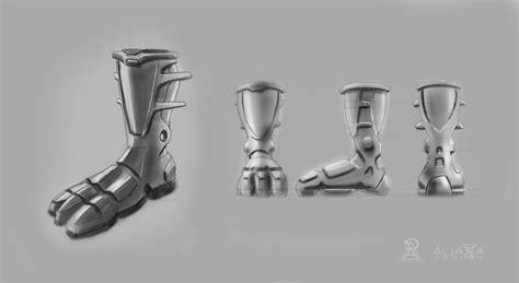 Armored Boots Concept