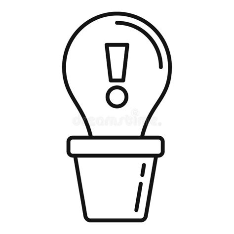 Innovation Icon Outline Style Stock Vector Illustration Of