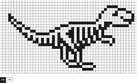Dinosaur Perler Beads Pixel Art Grid Pixel Art Pixel Art Templates