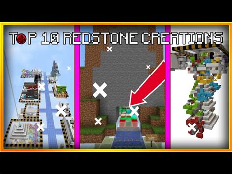 Top 10 Redstone Creation Minecraft Minecraft Map