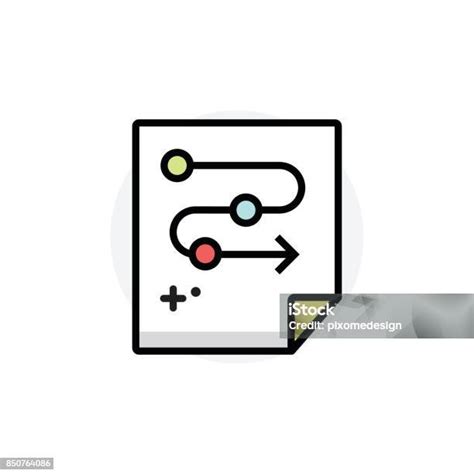 비즈니스 프로세스 개념 절연 선 벡터 일러스트 레이 션 편집 아이콘 아이콘에 대한 스톡 벡터 아트 및 기타 이미지 아이콘 비즈니스 프로세스 순서도 Istock