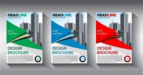 전단지 비즈니스 템플릿 브로셔 레이아웃 연례 보고서 프리미엄 벡터