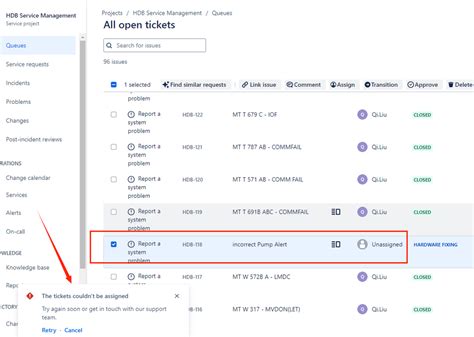 Solved Cannot Assign A Incident Ticket
