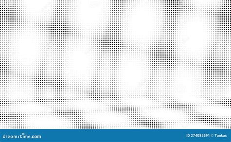 Monochrome Gradient Halftone Dots Background Vector Illustration Stock Vector Illustration Of