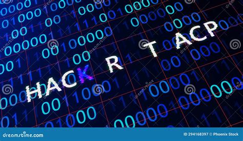 Hacker Attack System Hacked Computer Glitch Virus Inter System Hacking